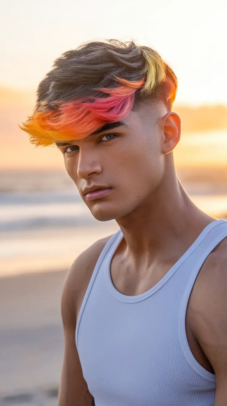 40 Eye-Catching Hair Colors for Men Who Want to Stand Out