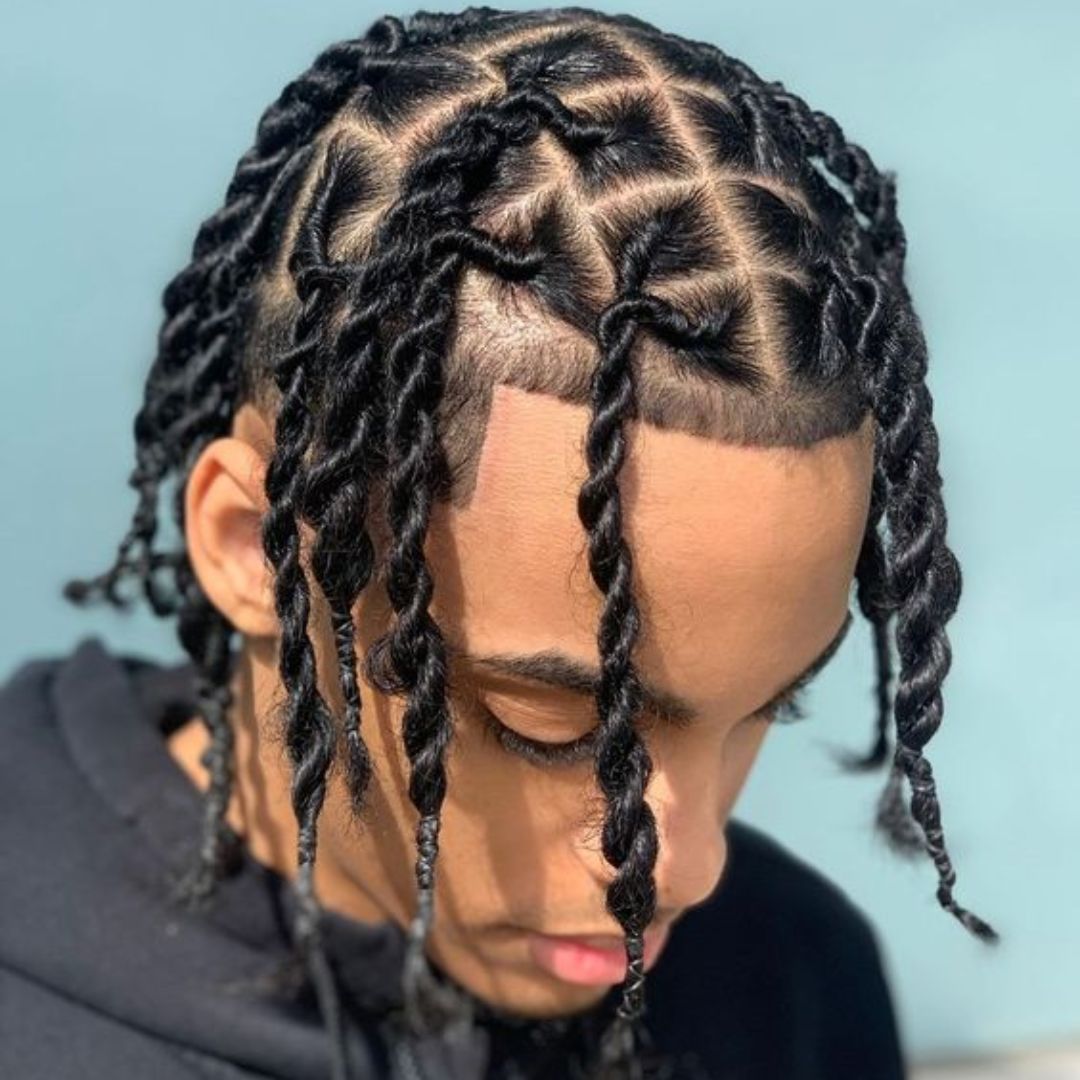 20 Cool Haircuts for Men with Braids